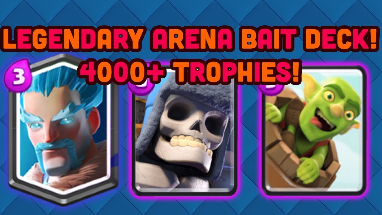 EPIC LEGENDARY ARENA WINS! BAIT DECK! SUPER CLOSE MATCHES! - YouTube
