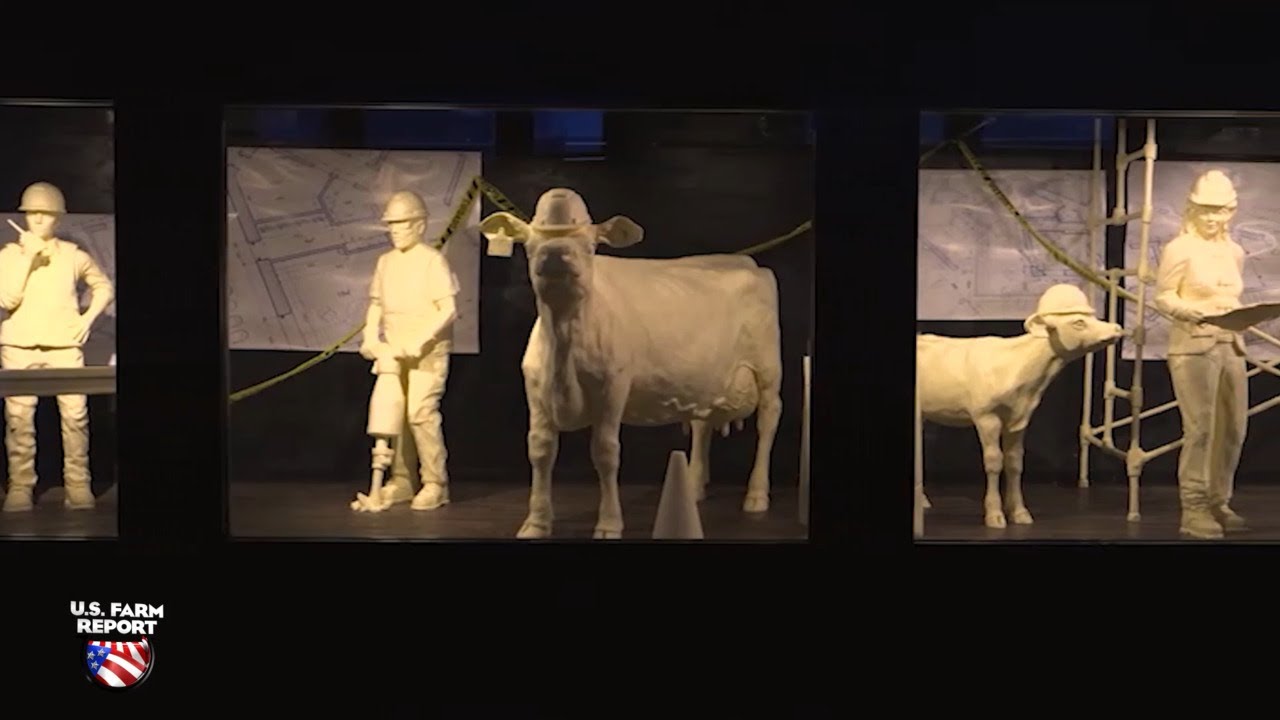 Ohio State Fair's 2025 Butter Cow Creation - YouTube