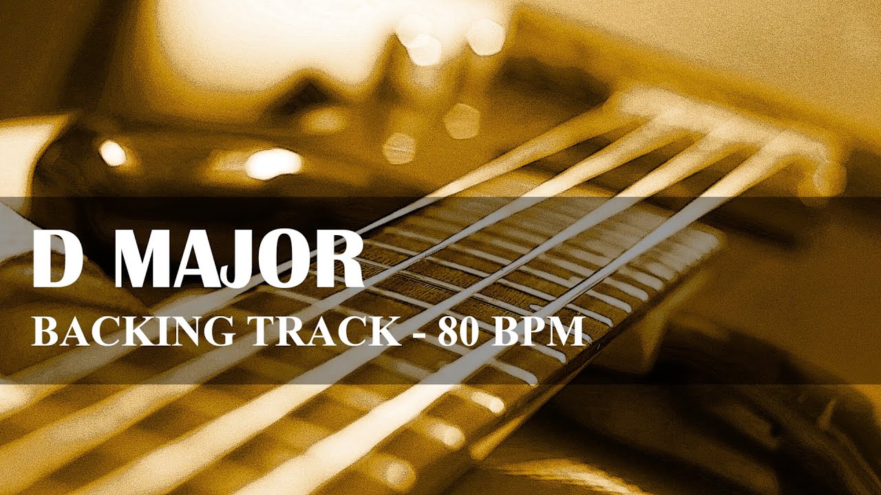 Backing Track - D Major - Pop Rock - Bass & Drum - YouTube