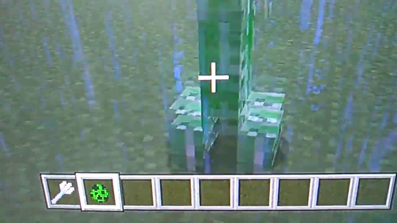 how to make a charged creeper - YouTube