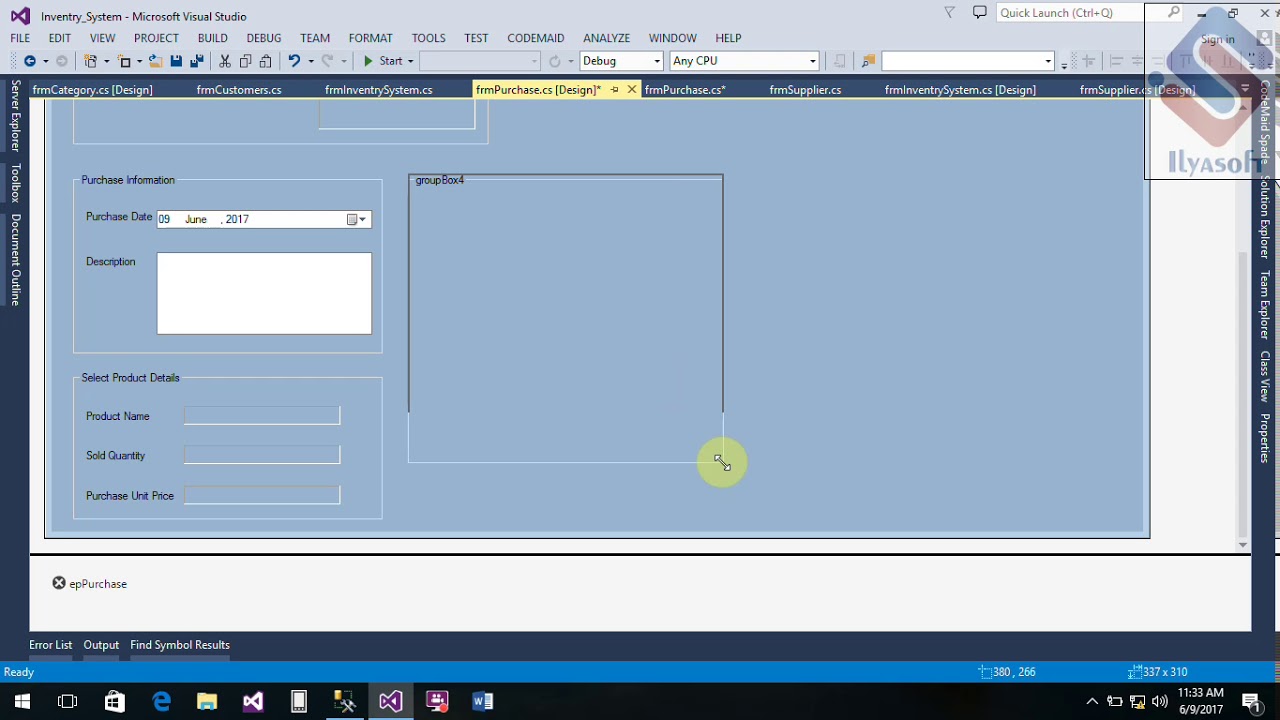 Point Of Sale , Inventry Managment System Part 32 New Purchase Form in ...