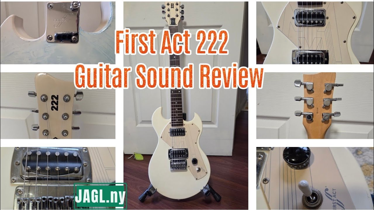 GUITAR SOUND REVIEW First Act 222 Beginner Guitar by JAGL.ny - YouTube