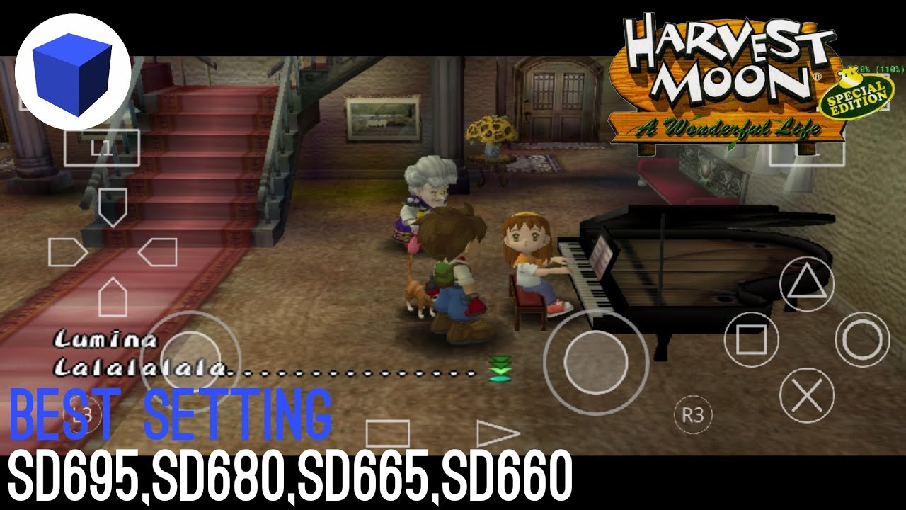AetherSX2 Emulator - Harvest Moon AWL SE PS2 on Snapdragon 680 | Redmi 10C - YouTube