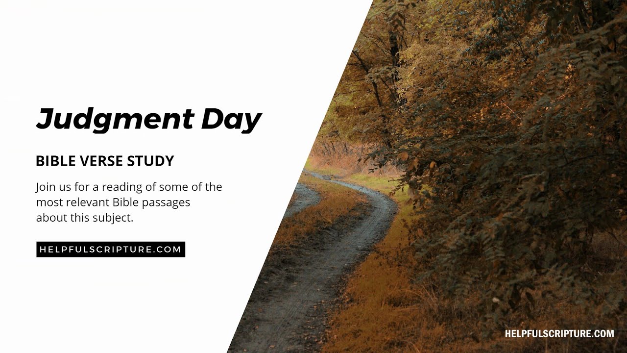 Bible Verses About Judgment Day - YouTube