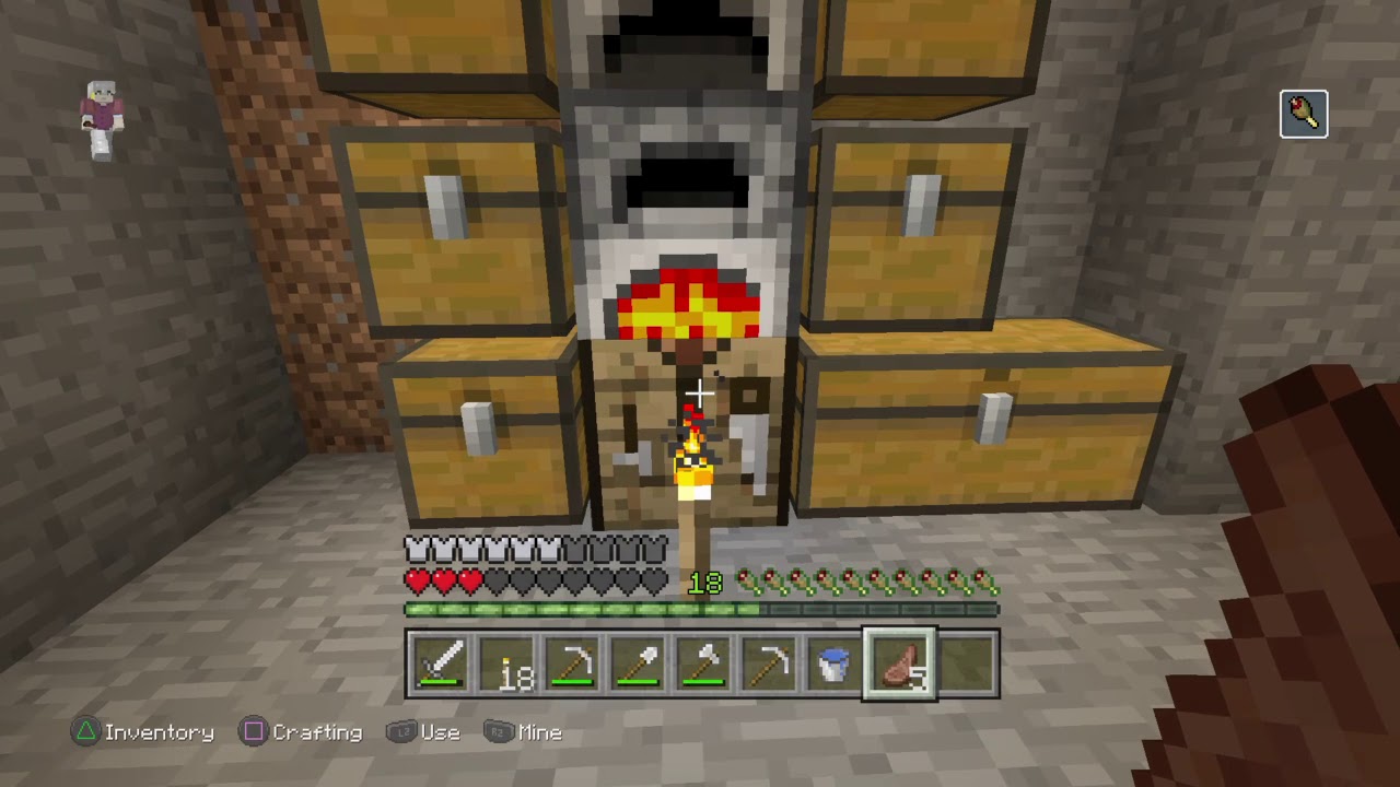 Let's Play: Minecraft (PS4) #11 Iron Belly - YouTube