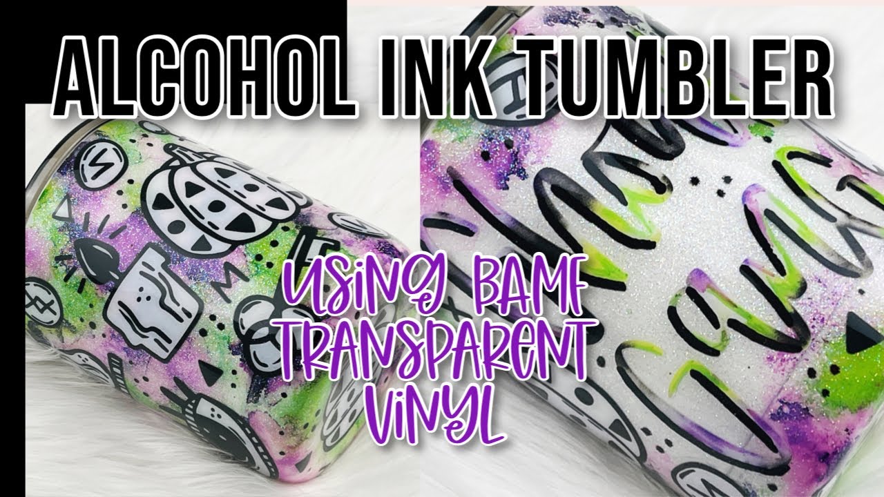 Alcohol Ink Tumbler Tutorial - YouTube