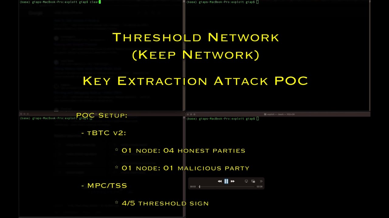 Threshold Network Exploitation Demo - YouTube