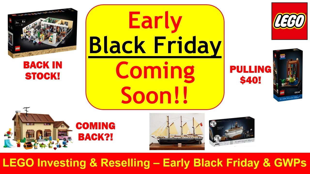 LEGO Early Black Friday Deals Info | Awesome LEGO Leak GWP | Great Set ...