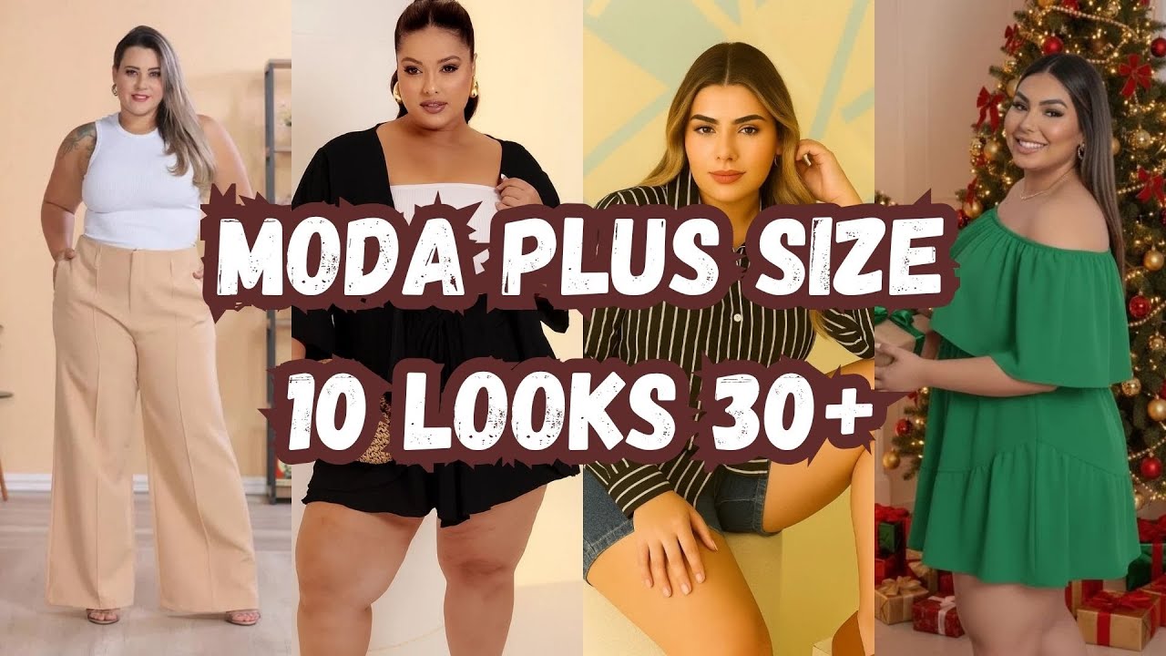 MODA PLUS SIZE - 10 Looks lindos e elegantes - Moda Feminina | Moda ...
