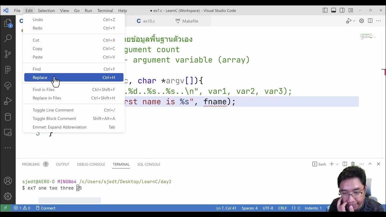 LearnC-Day2 part1 ทบทวน data types, printf() กัน - YouTube