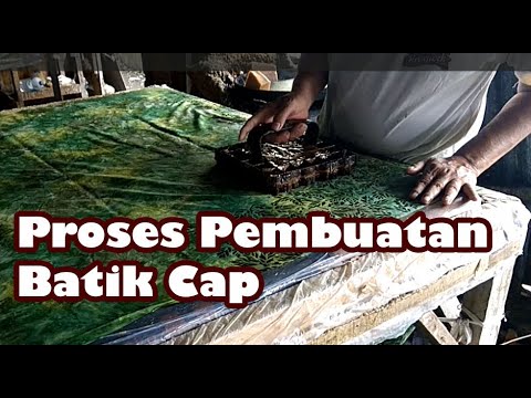 Proses Pembuatan Batik Cap #batik #tutorial - YouTube