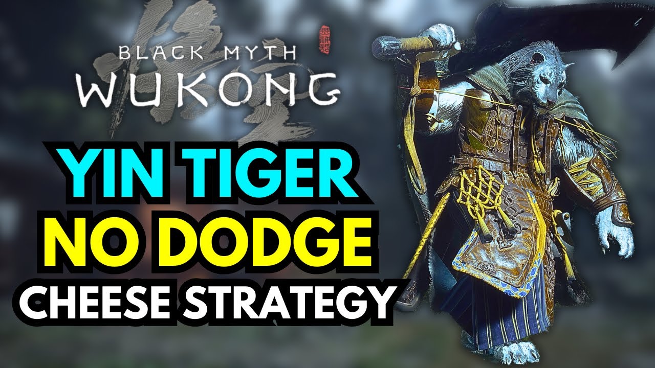 How to beat Yin Tiger without dodging in Black Myth Wukong - YouTube