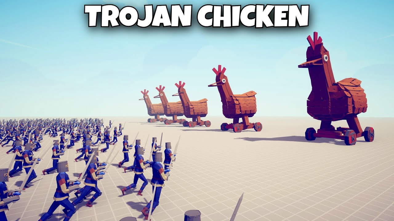 5x TROJAN CHICKEN SURPRISE vs EVERY UNIT - Totally Accurate Battle ...