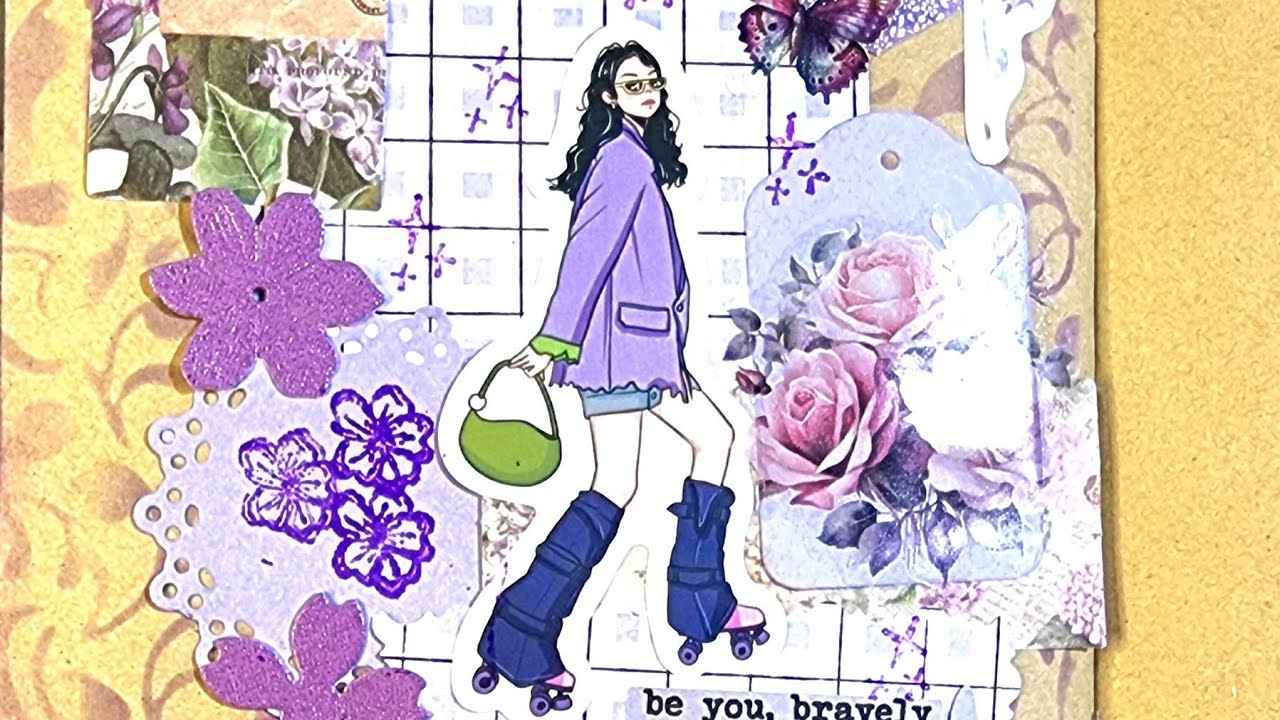 scrapbook violet theme - YouTube