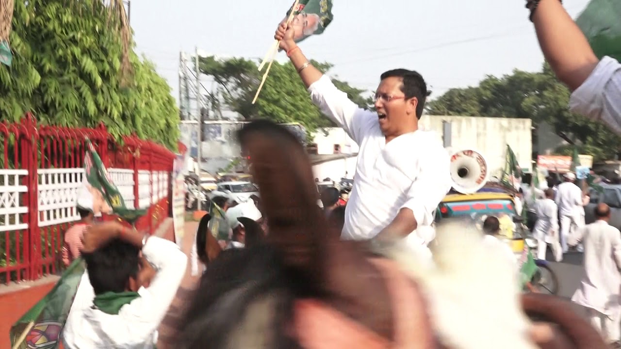 TODAY.. RAJAD AAKROSH MARCH.. IN PATNA - YouTube