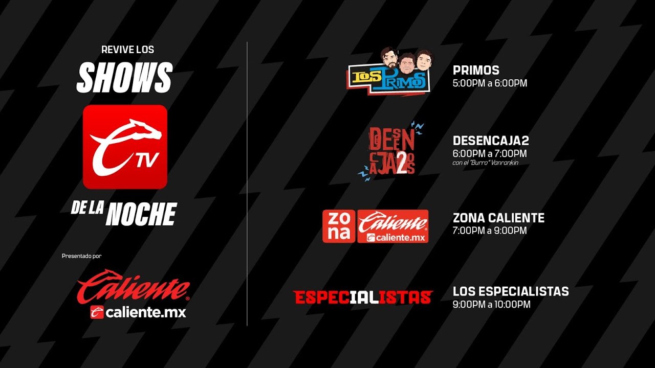 PROGRAMACIÓN COMPLETA (NOCHE) 05/11/24 | CALIENTE TV 🔴 - YouTube