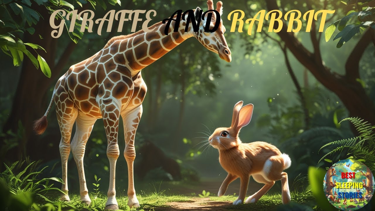 Giraffe and Rabbit- Story for Children - BestSleepingStories - YouTube