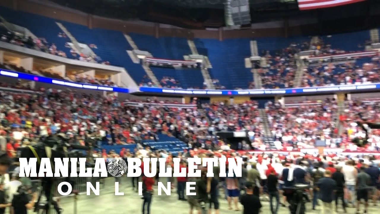 Empty seats at Trump's Tulsa rally - YouTube