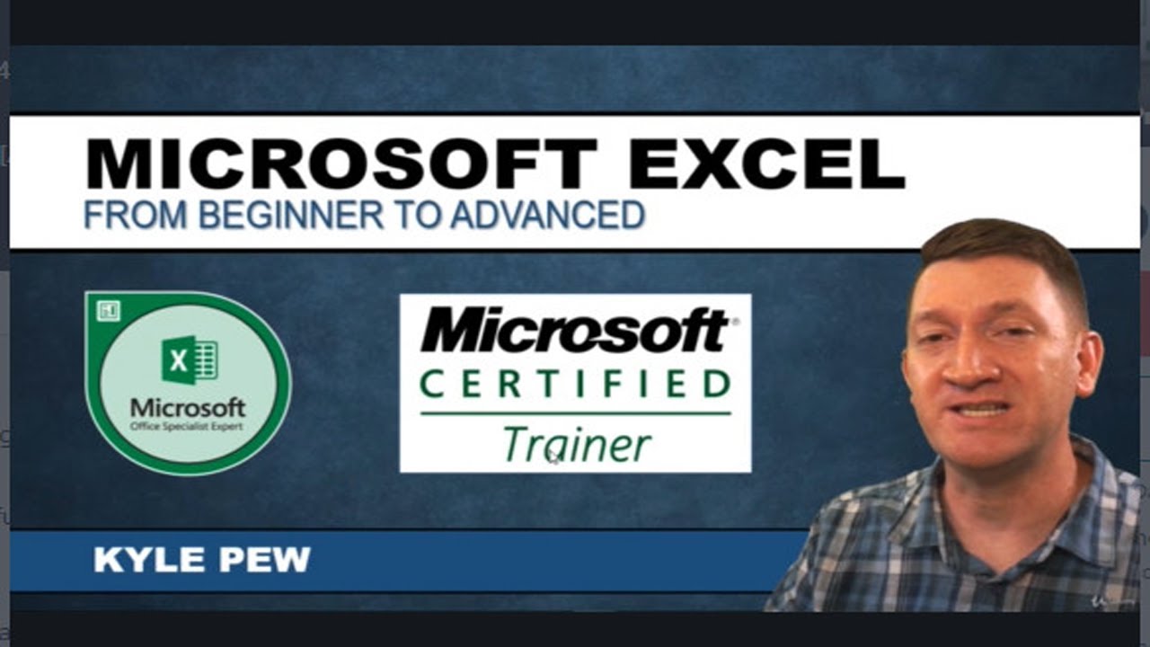 Microsoft Excel - Excel from Beginner to Advanced | 1. Microsoft Excel ...