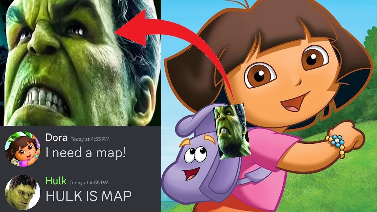 Dora's Map But It's Hulk - YouTube