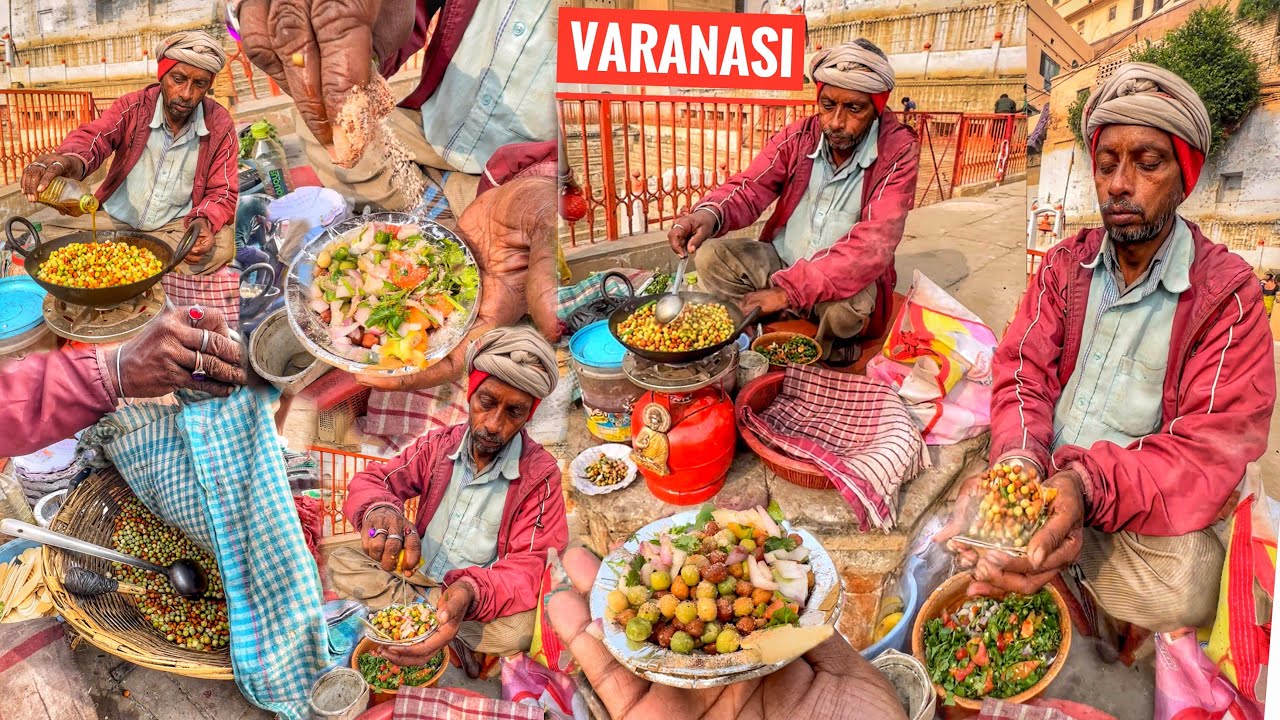 Ganga Kinare Chana Batane Fry Only 20₹/- | Manikarnika Ghat Varanasi ...