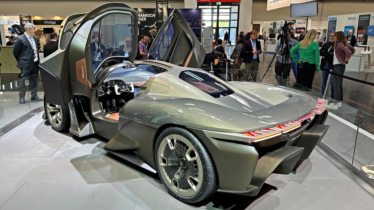 Porsche Mission X EV Hypercar | Walkaround Exterior & Interior - YouTube