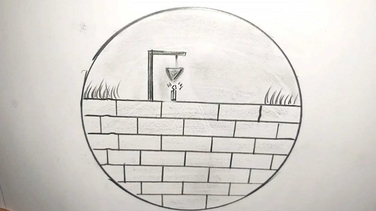 Circle drawing easy | step by step circle drawing - YouTube