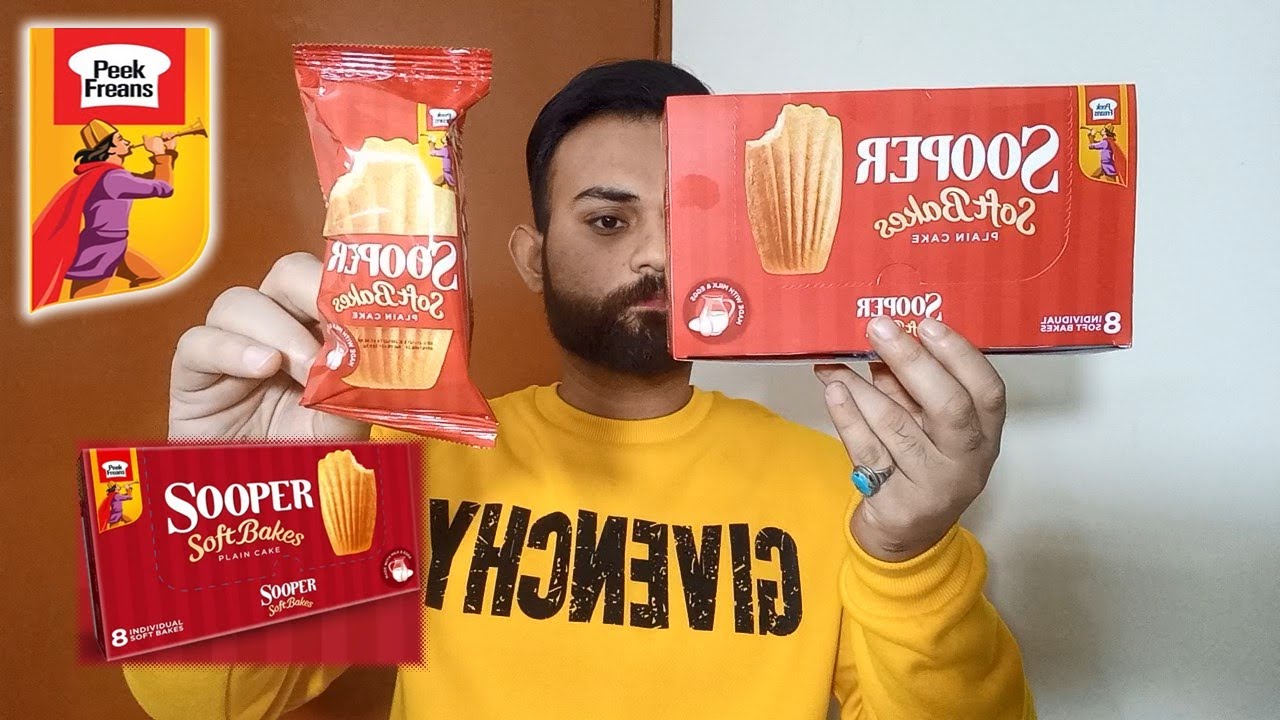 Sooper Soft Bakes Plain Cake | Unboxing & Review | Peek Freans | Light ...