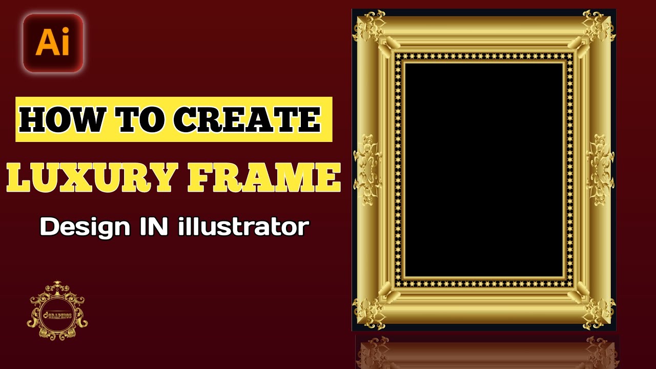photo frame making photo frame design in illustrator - YouTube