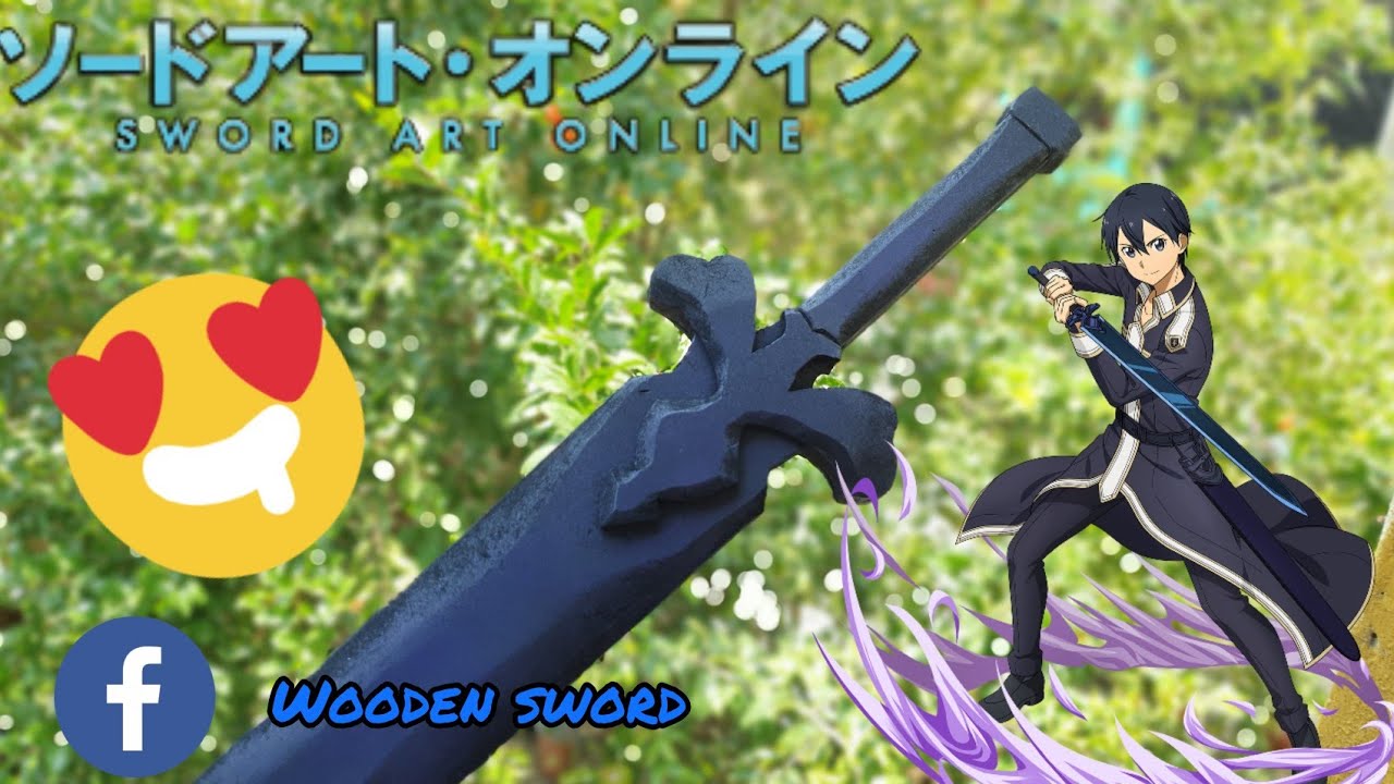 COMO HACER LA ESPADA DE KIRITO ALICIZATION DE MADERA😱 REPLICA (NIGHT ...
