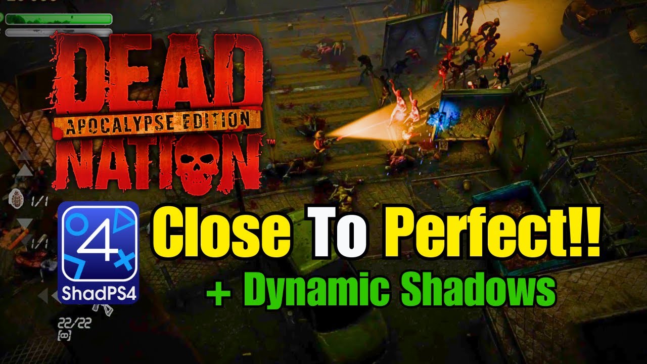 Dead Nation PC - Near Perfect on SHADPS4 Fork! - YouTube