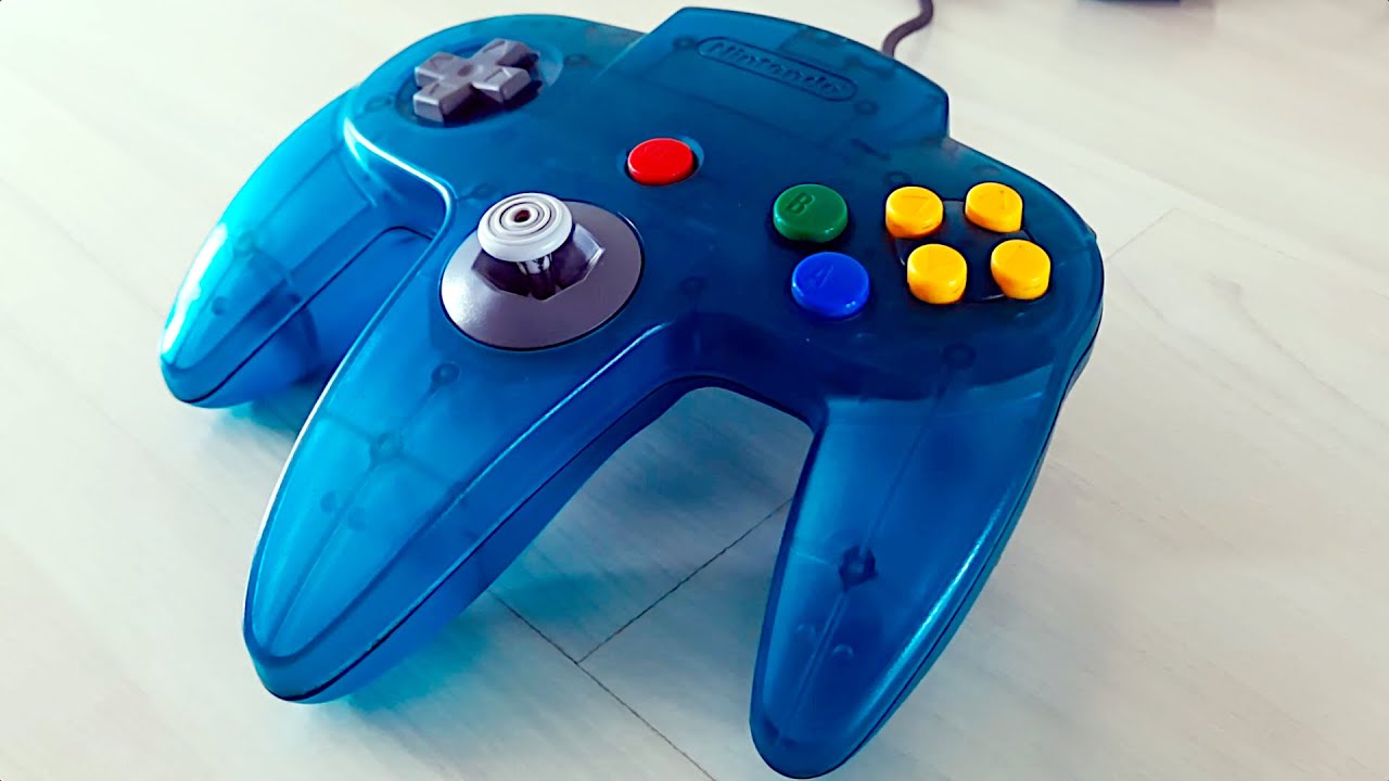 Controle Nintendo 64 Transparente raro - YouTube