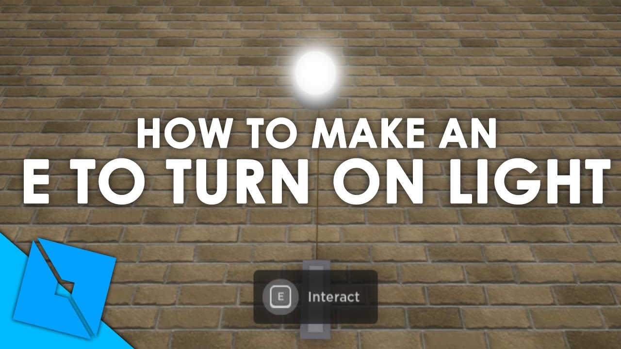 How to make an Interactable light switch in Roblox | Roblox Studio ...
