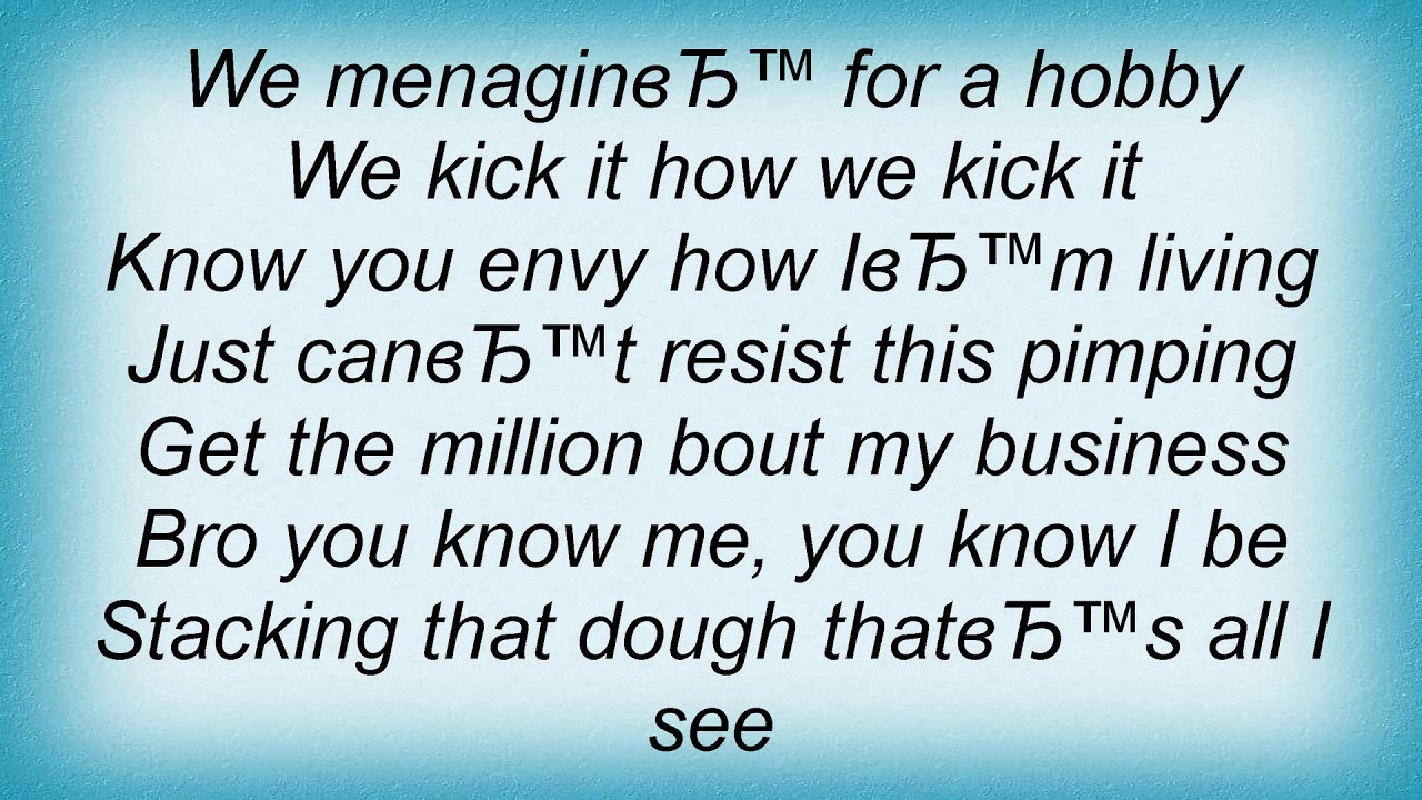 T.I. - Go Get It Lyrics - YouTube