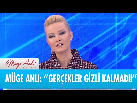 Müge Anlı: ''Gerçekler gizli kalmadı!'' - Müge Anlı ile Tatlı Sert 10 Ocak 2019