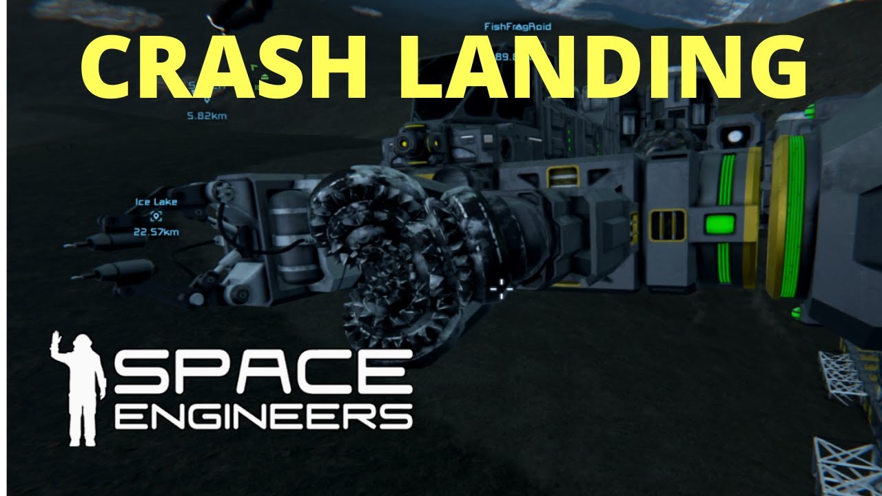 Crash Landing New Base | Space Engineers - YouTube