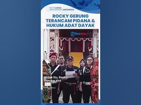 Rocky Gerung Terancam Pidana hingga Hukum Adat Dayak Imbas Kritikan Hina Jokowi dan IKN - YouTube