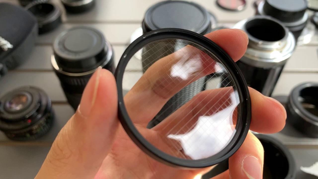 49mm Hoya Cross Screen Star Effect Glass Lens Filter Demo - YouTube