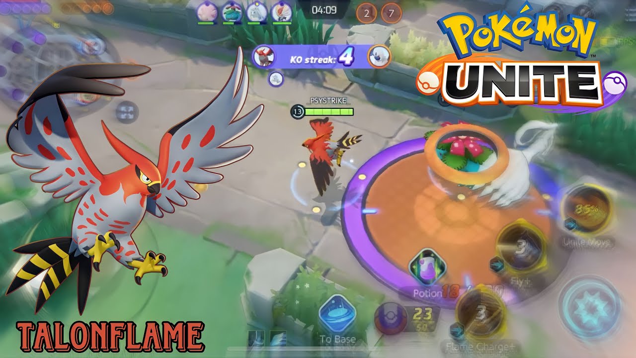Pokemon Unite Talonflame Overpowered Gameplay [ NO COMMENTARY ] - YouTube