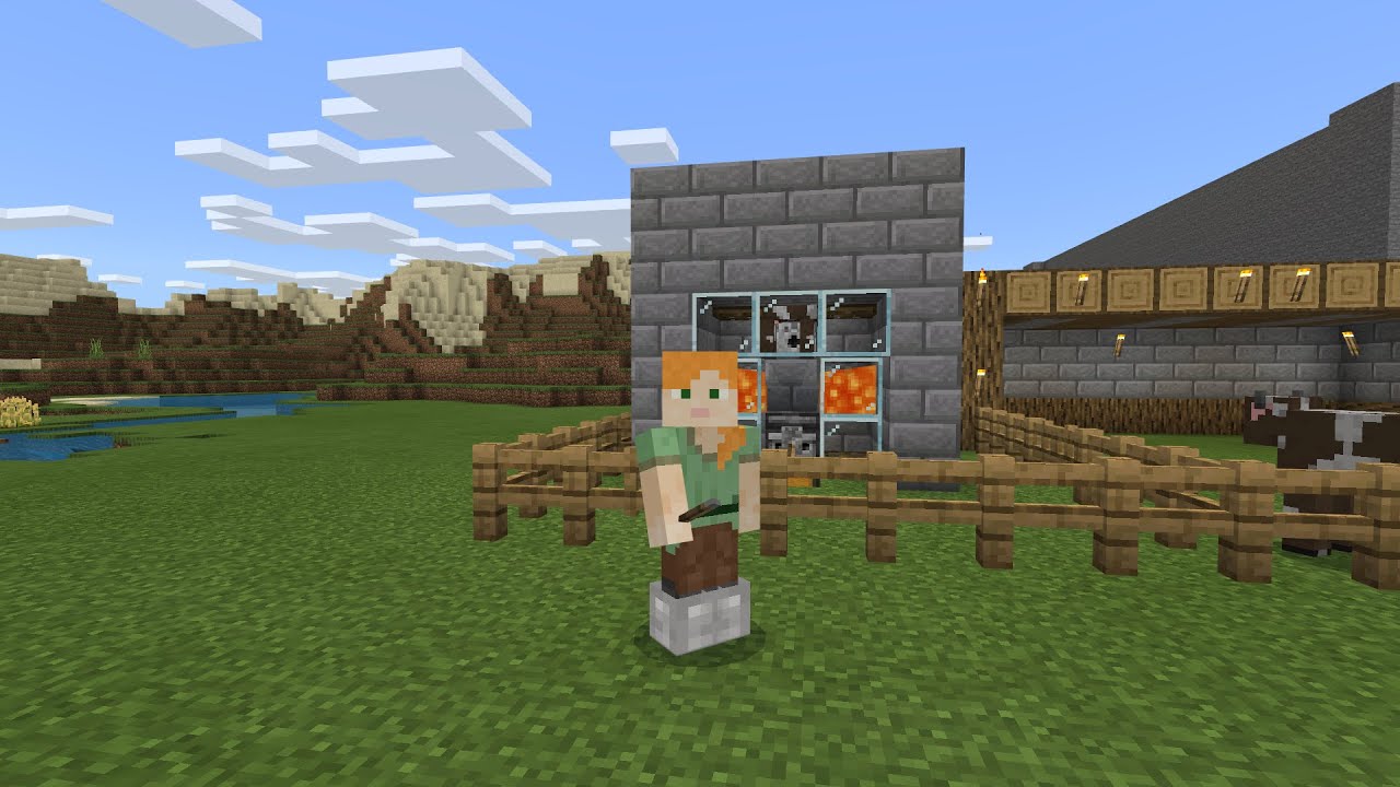 MINECRAFT| FARM DI MANZO E CUOIO INFINITI,SEMPLICISSIMA!!! - YouTube