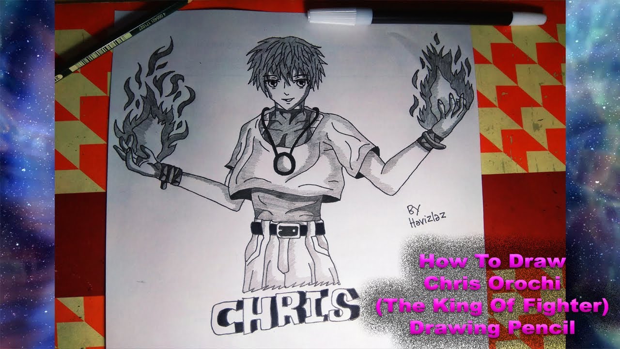 How to draw Orochi Chris ( como desenhar orochi chris ) The King Of ...