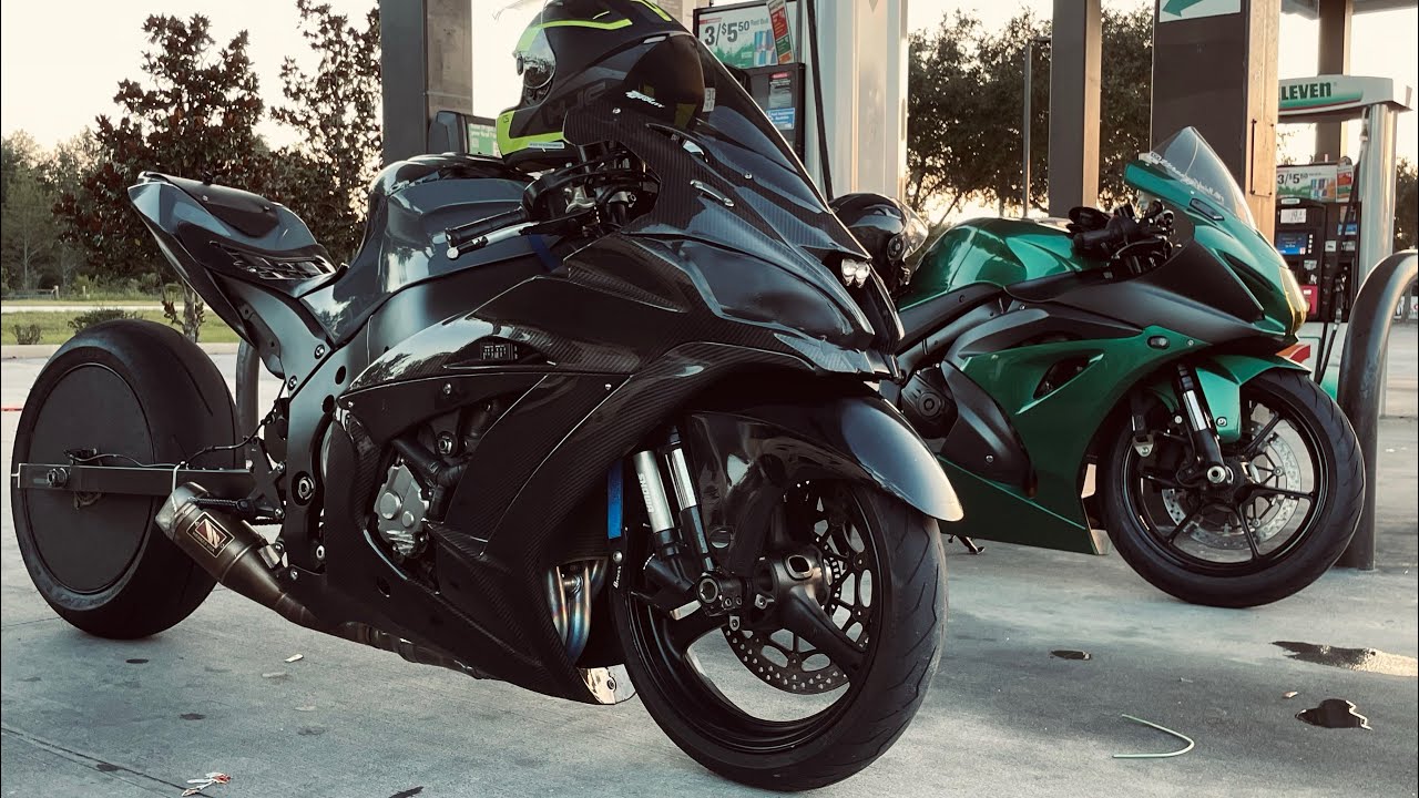 Test and tune Gsxr 1000 vs zx10r (rematch) ! - YouTube