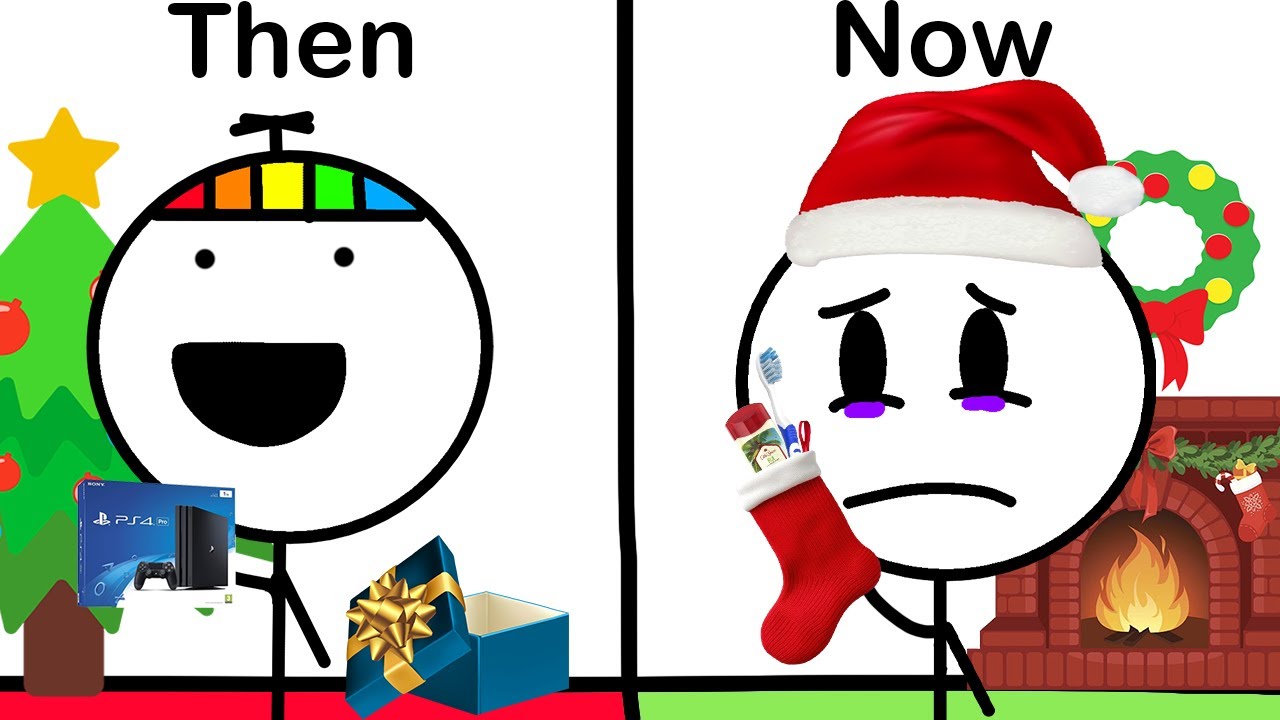 Christmas Then Vs Now... - YouTube