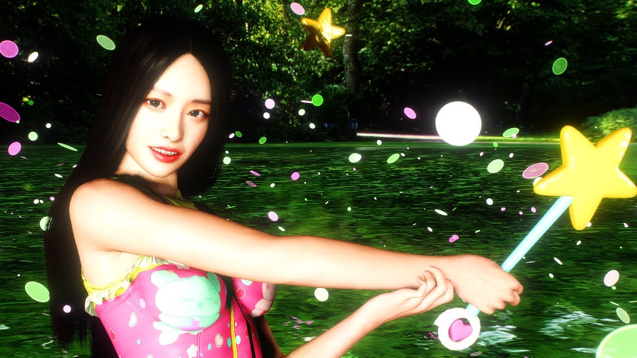 [vam mmd] Apink(에이핑크) _ LUV QHD (She dreamed of becoming a magic girl ...