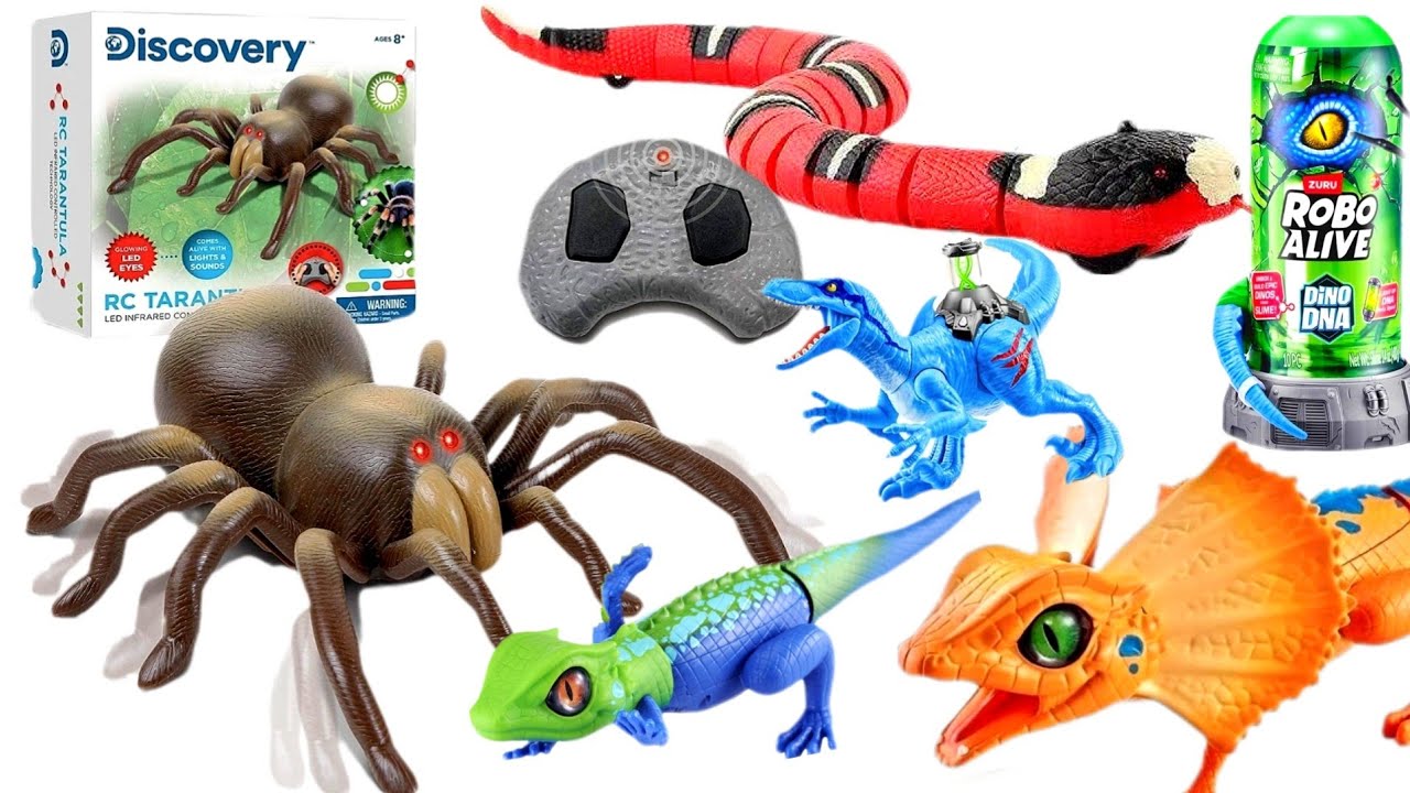 NEW TOY | UNBOXING DISCOVERY RC TARANTULA | RED ROBO SNAKE | ROBO ALIVE ...