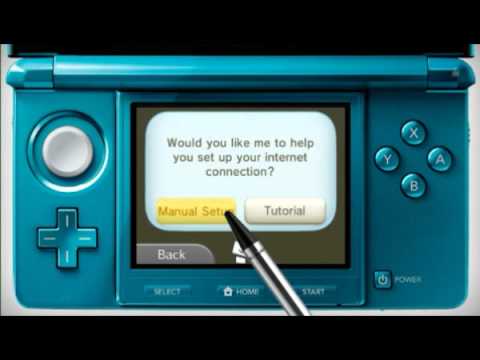 Setting up internet for the Nintendo 3DS - YouTube