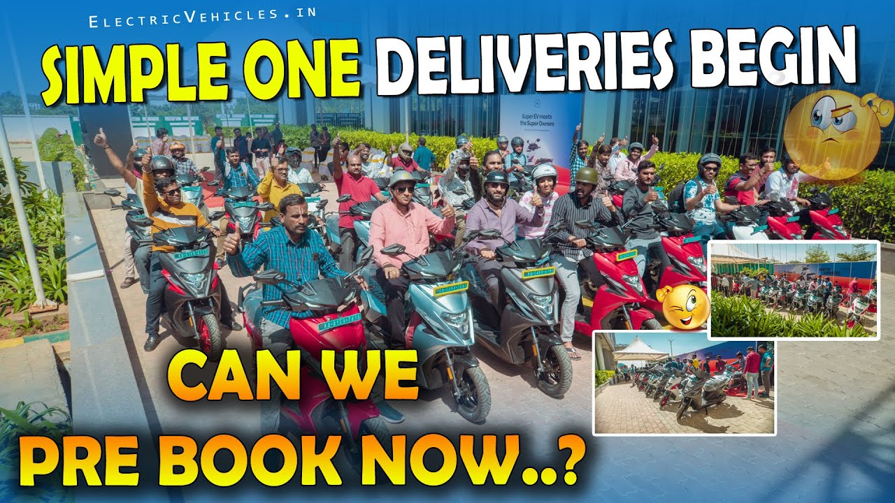 Simple One Electric Scooter Deliveries Begin... | Can We Pre-book Now ...