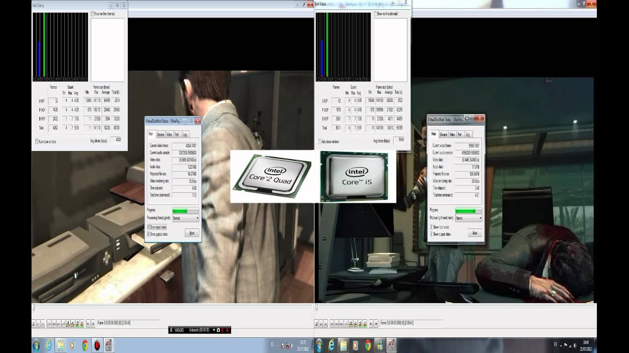Encoding Benchmark: Q9550vs 2,83@3,4 GHz VS i5 2500k 3,3 GHz Stock ...