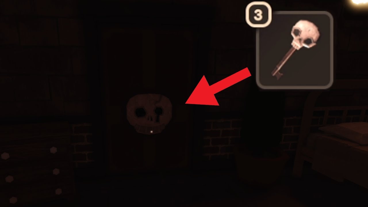 Unlocking The Skeleton Door With The Skeleton Key In DOORS Roblox