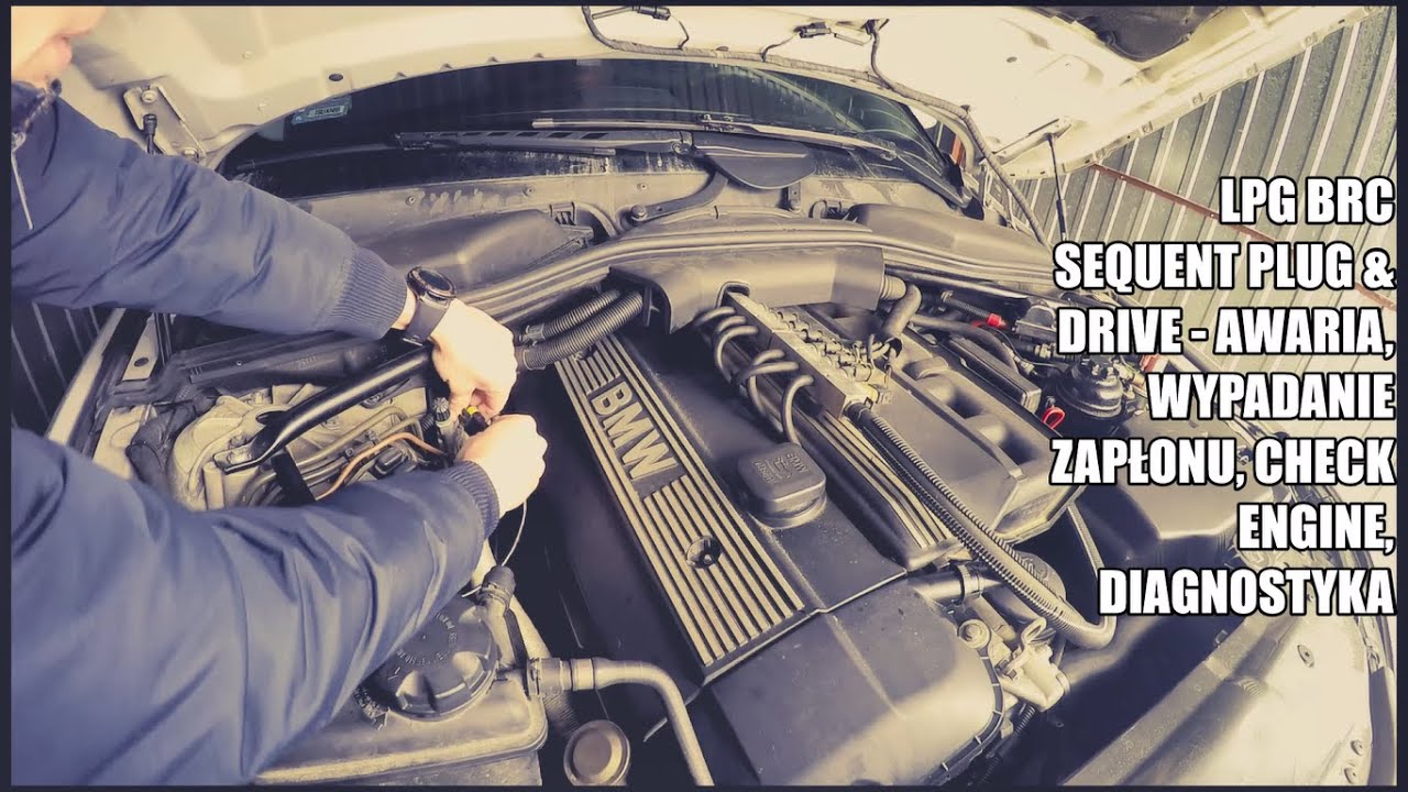LPG BRC Sequent Plug & Drive awaria, wypadanie zapłonu, CHECK ENGINE ...